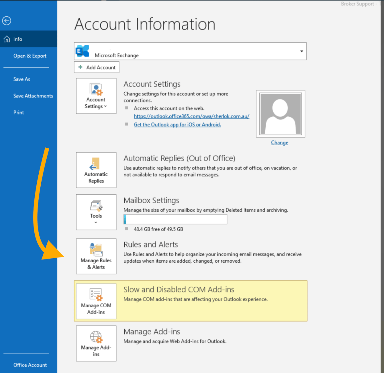 Setup Auto-Forwarding Rule on Outlook Desktop